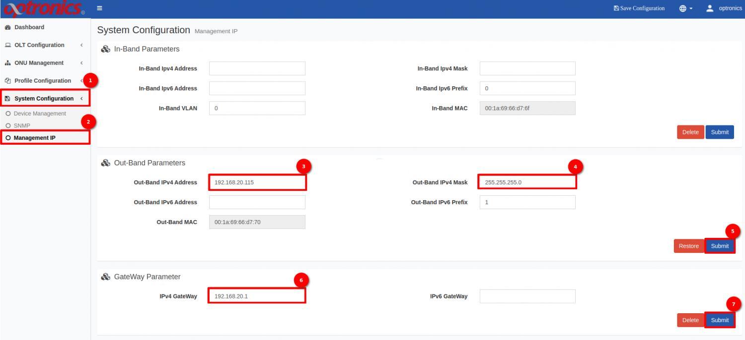 Configuración Inicial OLT - Optronics - adminolt.com