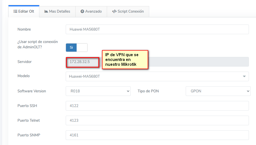 ¿Cómo conectar dos OLT en el mismo Mikrotik? - adminolt.com